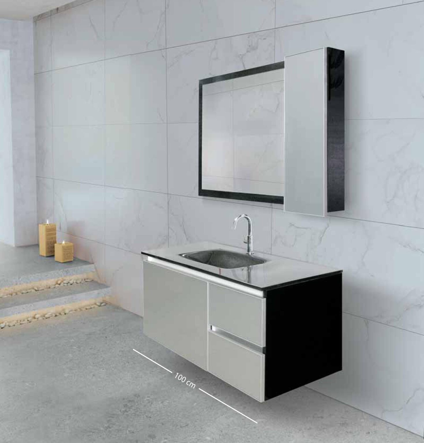 MODERN BATH-ΕΠΙΠΛΟ ΜΠΑΝΙΟΥ 48 ( ΒΑΣΗ + ΚΑΘΡΕΠΤΗΣ + ΓΥΑΛΙΝΟΣ ΝΙΠΤΗΡΑΣ ...