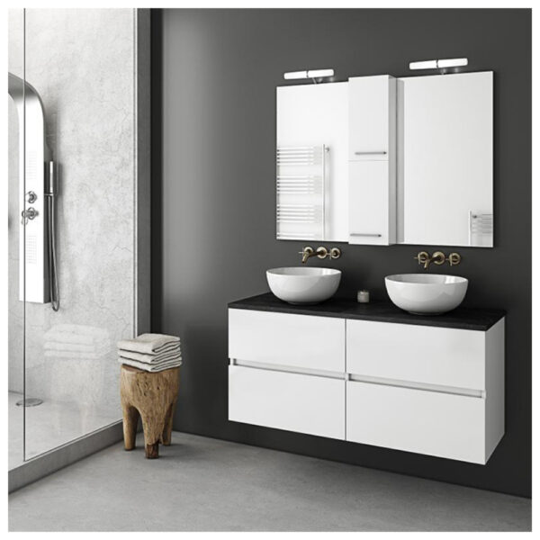 DROP – ΕΠΙΠΛΟ ΜΠΑΝΙΟΥ ΚΡΕΜΑΣΤΟ LUXUS 120 116 x 40,5 x 50CM ( ΒΑΣΗ ...